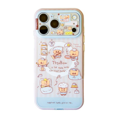 Tita日常系列-海军日记适用iPhone18ProMax磁吸手机壳原创17磨砂精孔薄款二合一防摔苹果16保护套15卡通可爱