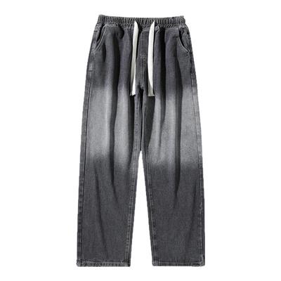 FOG GOETHE渐变美式复古牛仔裤男款春秋季直筒宽松休闲裤阔腿长裤