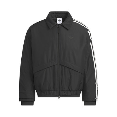 三叶草男装防风保暖翻领运动棉衣