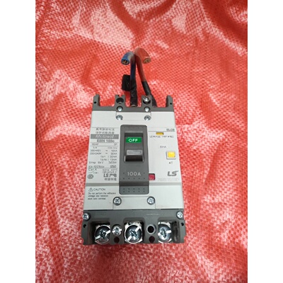 LS塑壳漏电断路器 EBN103C 3p  剪线下来
