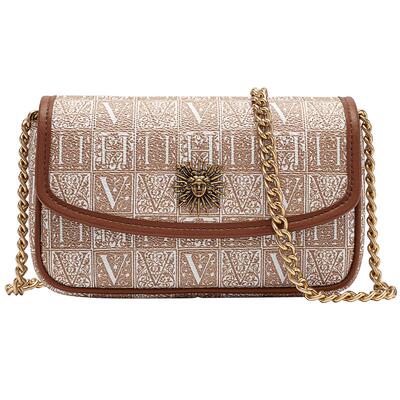 vh女包复古老花太阳神单肩百搭