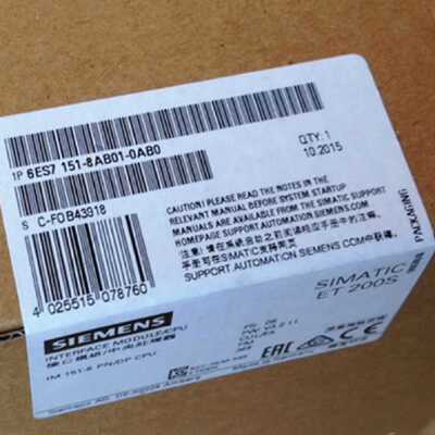 议价西门子6ES7151-8AB01-0AB0全新IM151-8PNDPCPU6ES71518AB010A