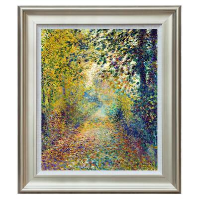 风色林中秋色欧式美式风景油画