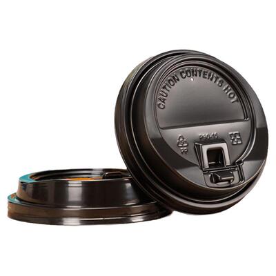 75口径防漏圆形一次性杯盖