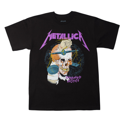复古Metallica重金属现行短袖T恤