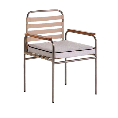 户外金属餐椅别墅露台藤编椅休闲组合桌椅室外民宿庭院样板房家具