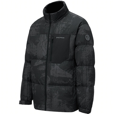 波司登25冬立领拼色休闲羽绒服潮