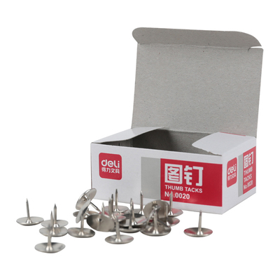 得力0020图钉按钉可钉墙装饰