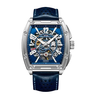 海鸥镂空时尚男士自动机械