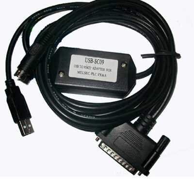 议价适用于FX1NFX1SFX3UPLC编程电缆数据线USBSC09