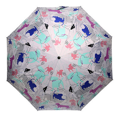 knirps德国红点黑胶晴雨伞防晒