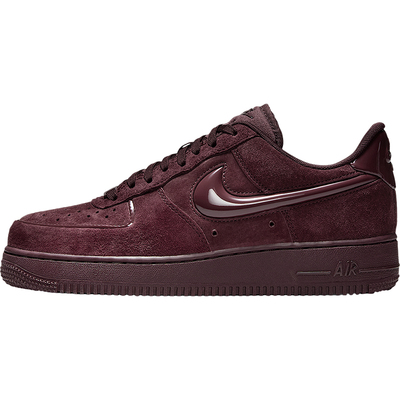Nike/耐克官方正品Air Force 1女士低帮翻毛皮休闲鞋HV4406-600