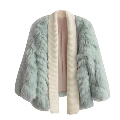 Sin boutique 人间富贵咖2021多色新款进口狐狸毛冬季皮草外套女