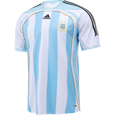 Adidas阿迪达斯阿根廷球衣复刻2006德国世界杯主场男足球服KF0322