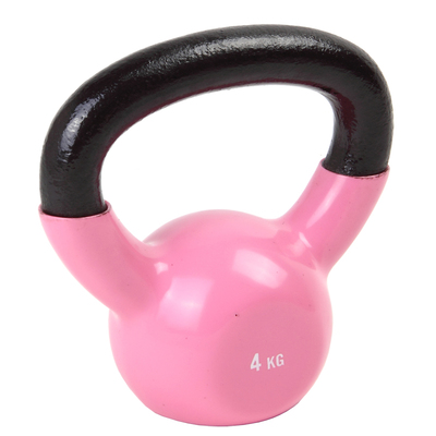 浸塑彩色4-24公斤协调性训练壶铃