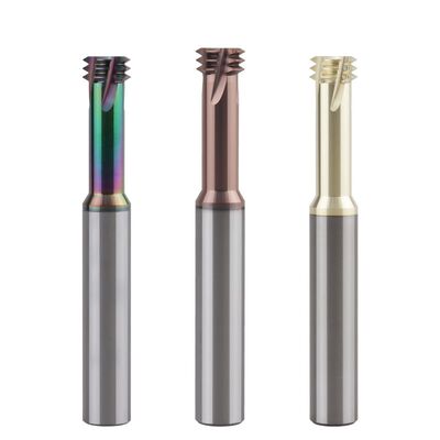 三牙钨钢螺纹铣刀三齿合金铣牙刀