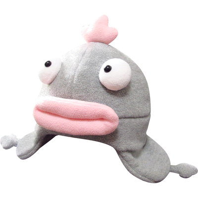 plumo原创毛绒护耳帽子可爱雷锋