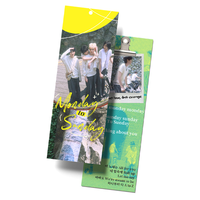 纸言片语书签吊牌定制镭射满天星