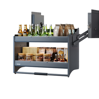 [厨房收纳改造]吊柜升降拉篮