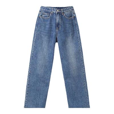 女士时尚宽松秋季牛仔裤