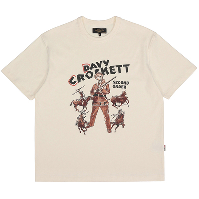 Secondorder短袖美式人物T恤