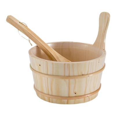 桑拿房桑拿配件PoolMate木桶木勺