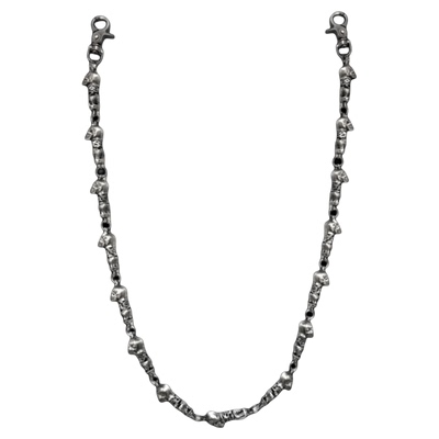 emostanceclub 25FW BROKEN SKULL 17 LINK CHAIN