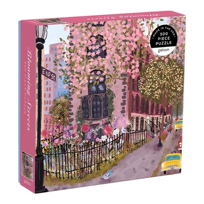 Galison繁花盛开的街道拼图