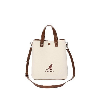 kangol奶香包新款时尚风托特包