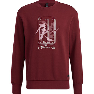 阿迪达斯男圆领时尚潮流套头卫衣