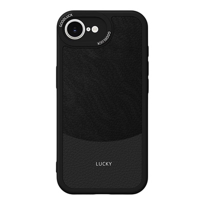 适用苹果17E手机壳新款iPhone16E小羊皮保护套SE3镜头全包防摔iPhoneSE2硅胶软外壳ip简约撞色高级感男女专用