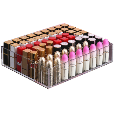 少女心多格子平放口红架收纳盒