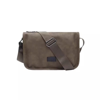 觅旧大容量斜挎包男单肩包