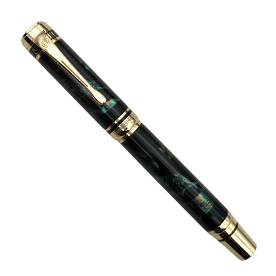 英雄（HERO） 钢笔福禄寿喜财系列18K金笔【禄型】墨水笔2189A