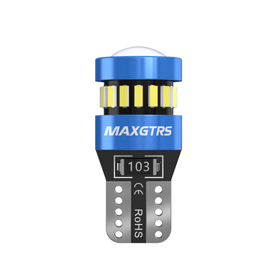 12v汽车示宽灯超亮t10led带透镜