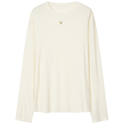 曼德诗长袖T恤百搭时尚