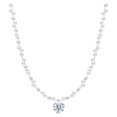 【所有女生的衣橱直播间】OUBIYABI欧比雅比浮光悬浮项链耳钉戒指