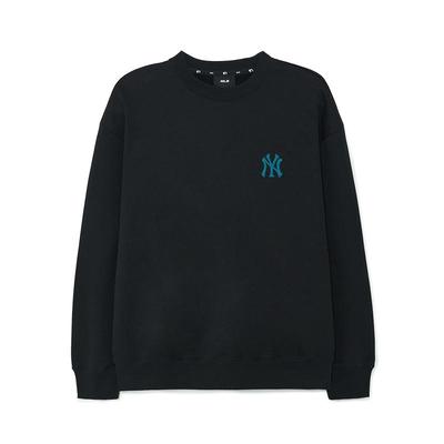 官方圆领卫衣MLB男女情侣涂鸦