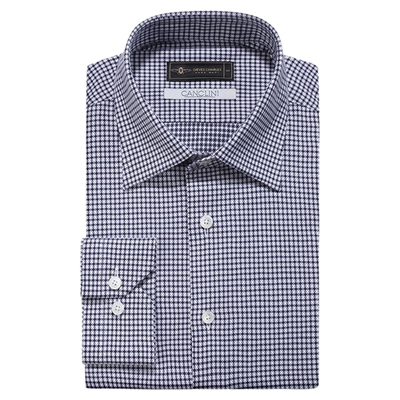 【CANCLINI】 进口面料谜雾庄园纯棉长袖衬衣男商务休闲修身衬衣