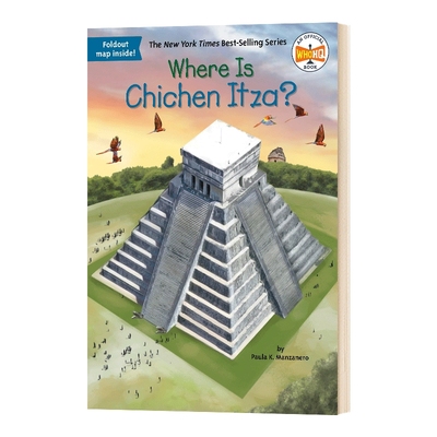 进口包邮 英文原版 Where Is Chichen Itza? 奇琴伊察在哪里 英文版 儿童历史文化科普文学书
