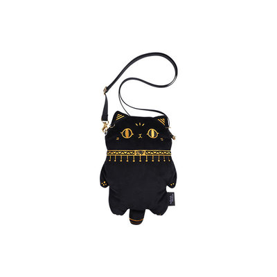 大英博物馆安德森猫系列便携可爱时尚毛绒手机包送女生生日礼物