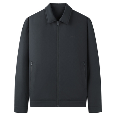 七匹狼薄款翻领青年干部羽绒服男