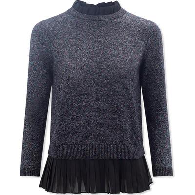 亮片毛衣针织套头衫套头圆领