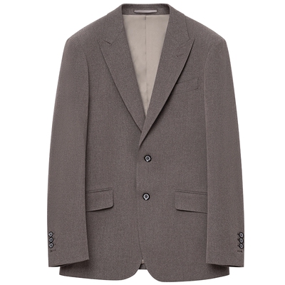 JDV商场同款卡其色男士西装外套