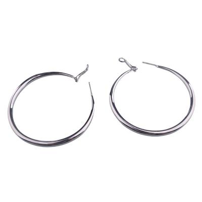 耳环999银针女士耳钉新款