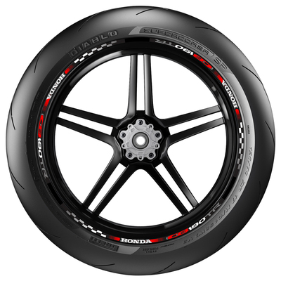 适用25款CB190TR反光轮毂贴改装