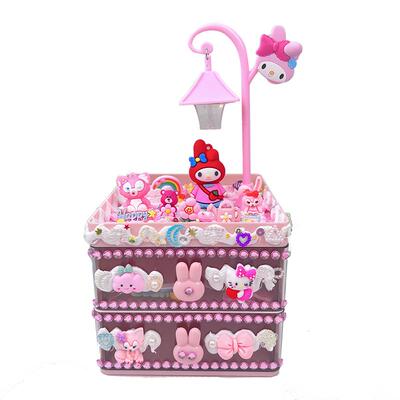 奶油胶diy收纳盒儿童手工笔筒