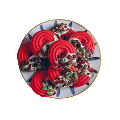 午喵圣诞节饼干花环曲奇零食礼盒