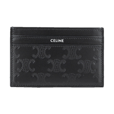CELINE徽标印花休闲卡包女士