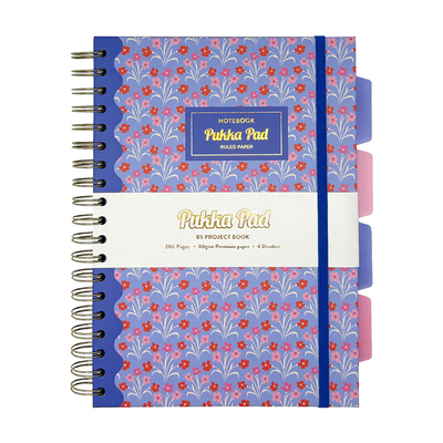 Pukka Pad Floral系列B5高颜值美式多功能手账笔记本本子